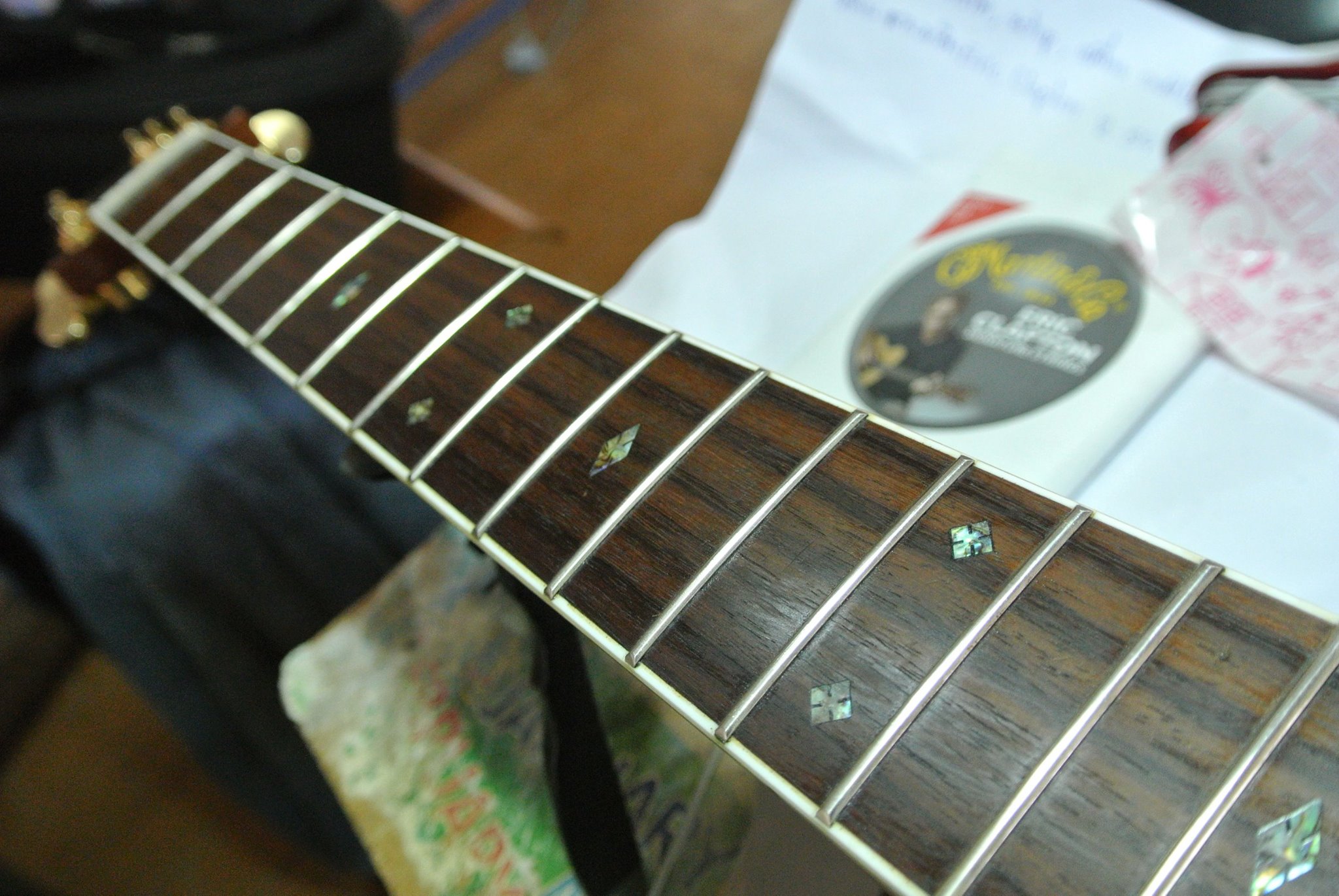 งาน ปาดบริดจ์+level fret+setup – MUGENGUITAR