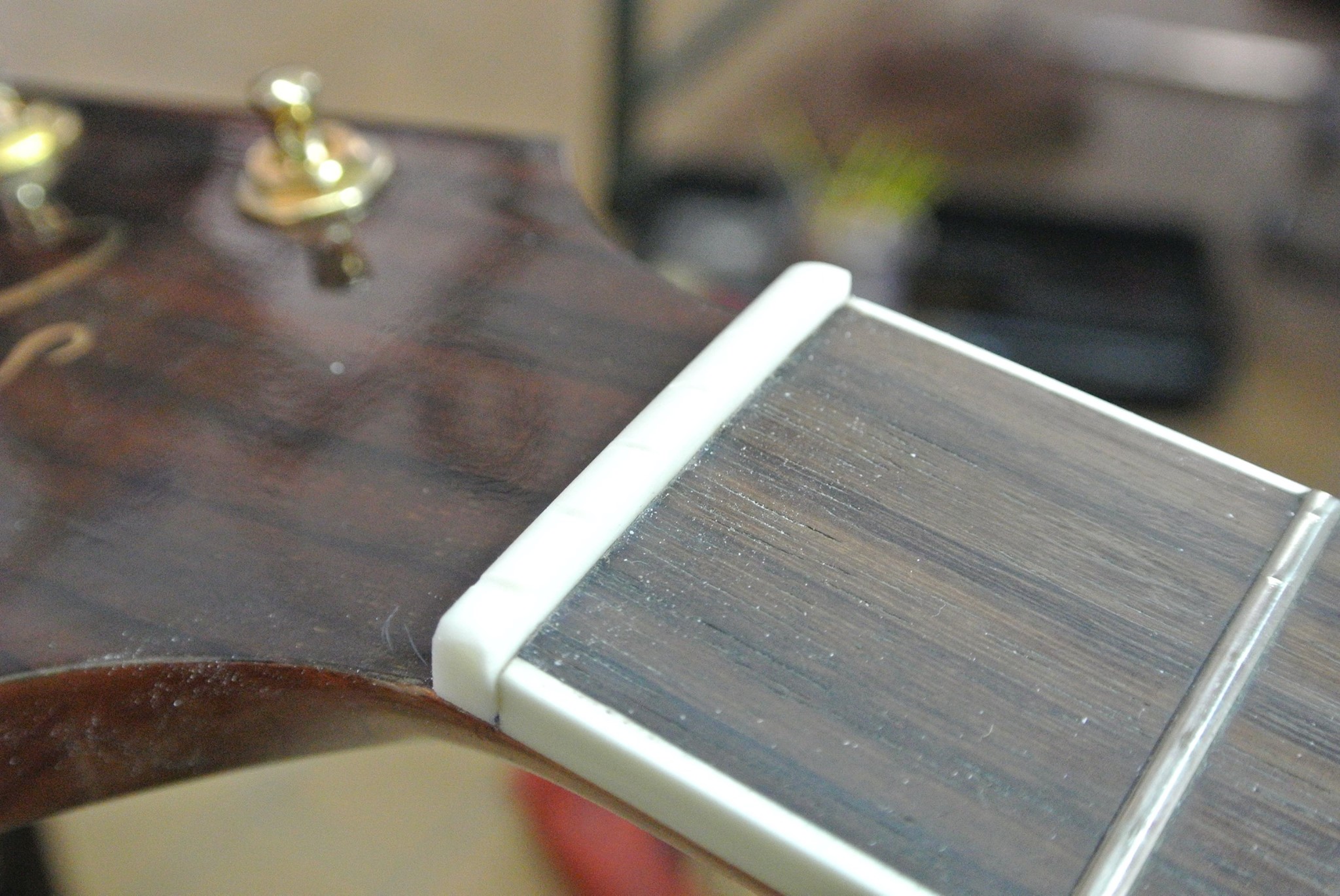 งาน ปาดบริดจ์+level fret+setup – MUGENGUITAR