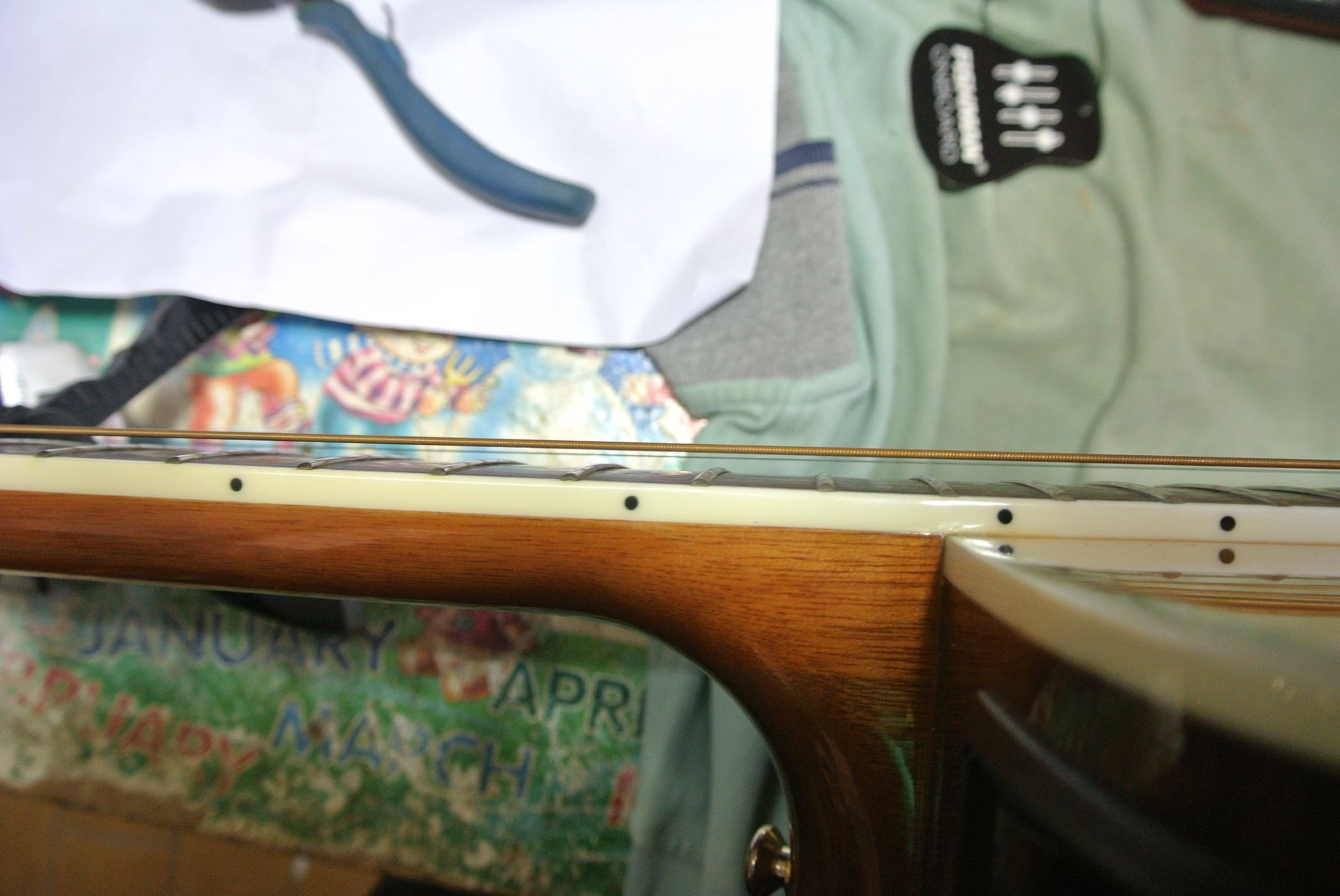 งาน ปาดบริดจ์+level fret+setup – MUGENGUITAR